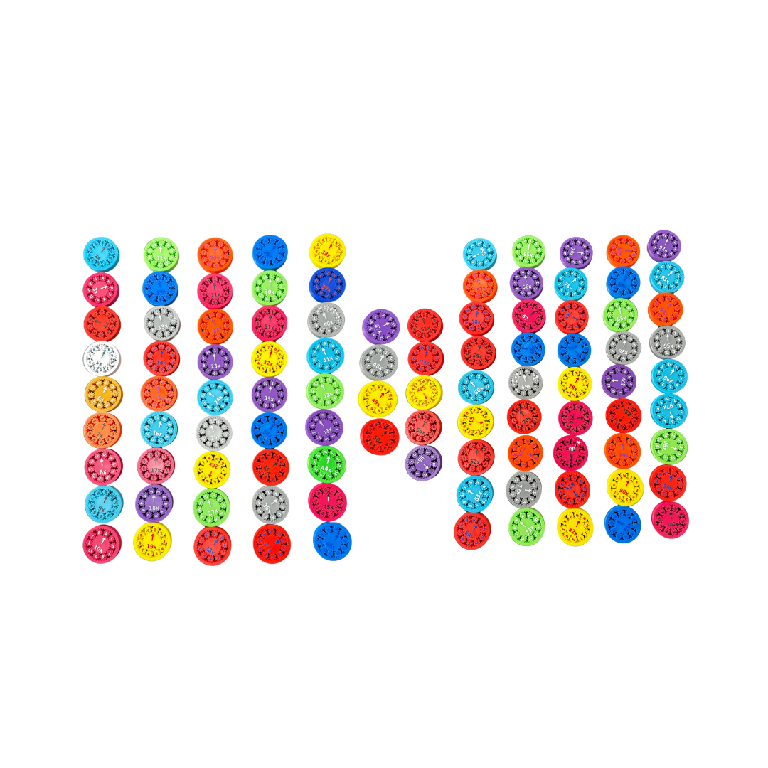 Math Fidget Spinner Multiplication & Division Classroom Packs 2-100 (4 ...